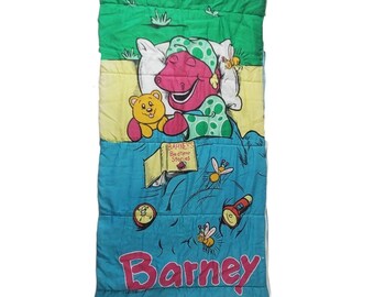 Barney Sleeping Bag - Etsy