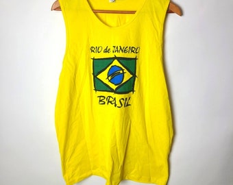 Brasil Brazil Tank Top Shirt - Etsy