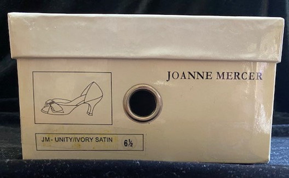 Joanne Mercer Ivory Satin Debutant/wedding Shoes BNIB Size: 6.5 ...