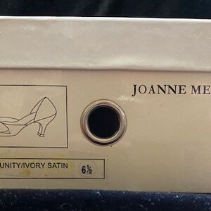 Joanne Mercer Ivory Satin Debutant/wedding Shoes BNIB Size: 6.5 ...