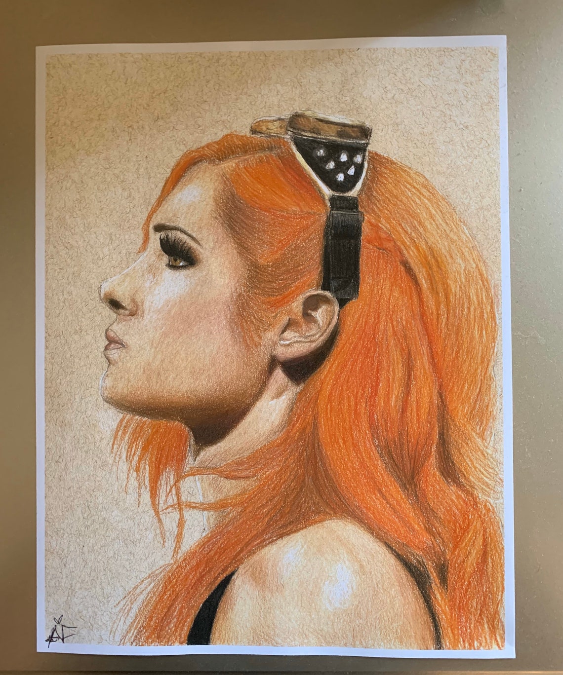 WWE Becky Lynch Drawing Art Print - Etsy