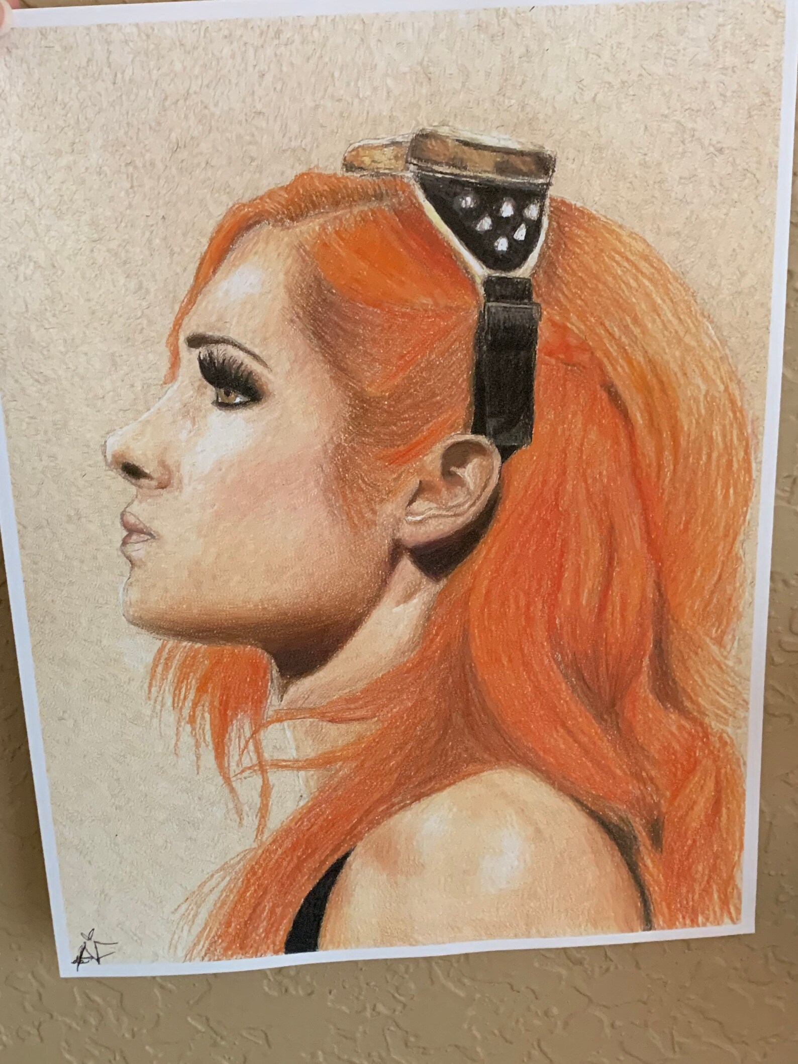 WWE Becky Lynch Drawing Art Print - Etsy