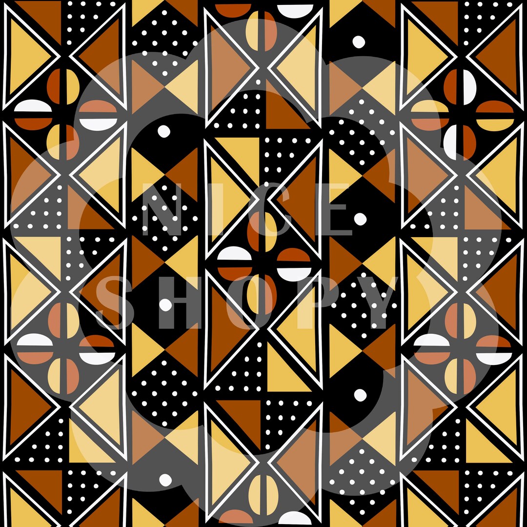 Bogolan - JPEG Seamless Pattern Files - African Patterns Bogolan ...