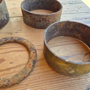 Rusty Metal Ring, Rusted Circle, Old Industrial Parts - Etsy