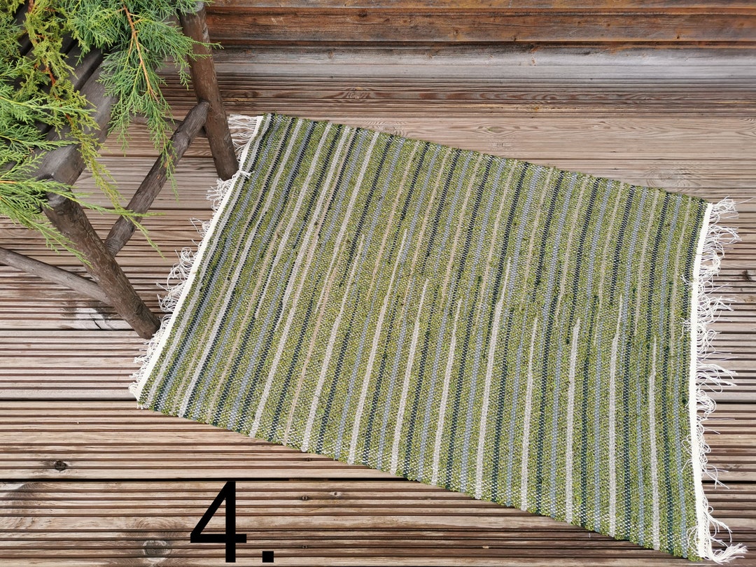 Washable Rug, Chindi Rag Rug, Housewarming Gift - Etsy