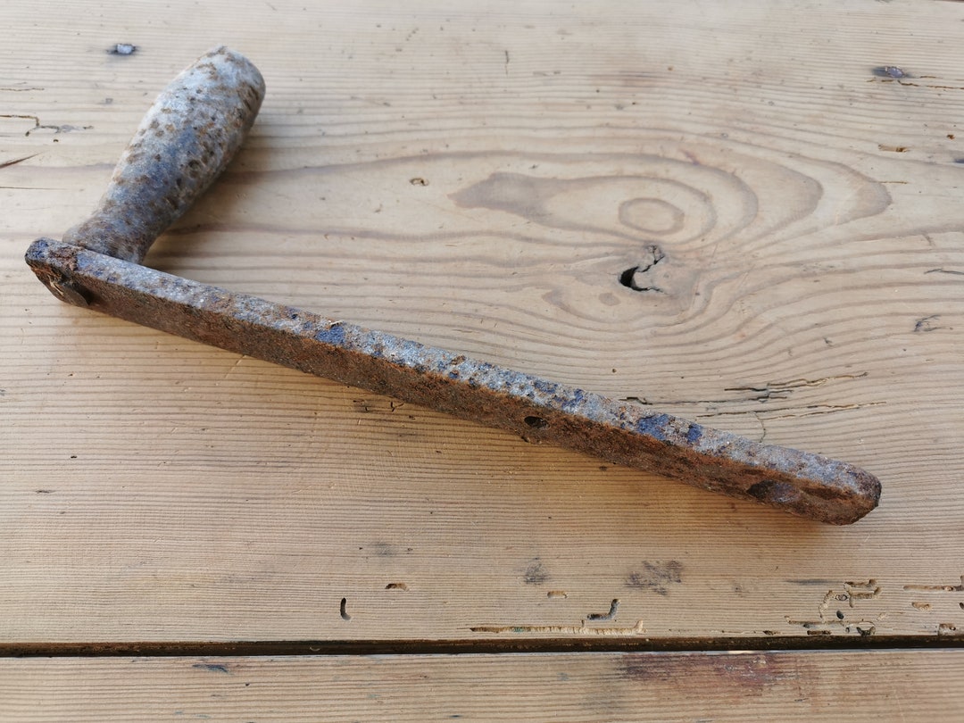 Hand Crank Handle, Rusted Metal Parts, Industrial Equipment - Etsy