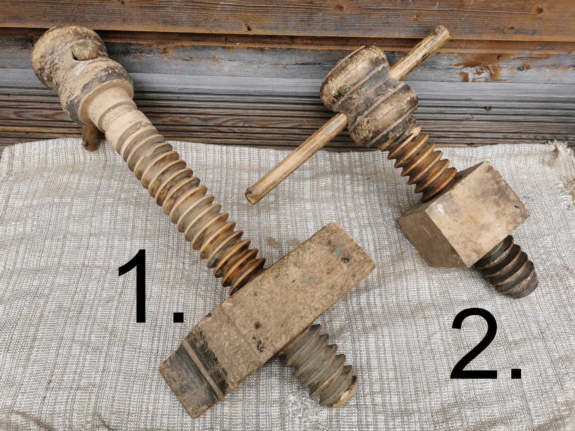 Vintage wood vise store