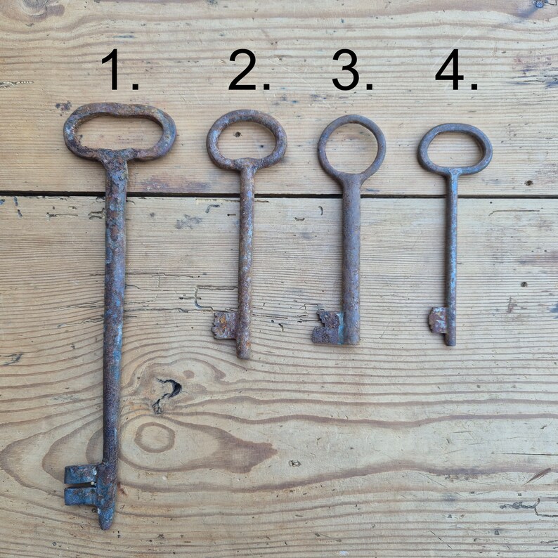 Large Antique Key, Skeleton Key, French Home Decor - Etsy