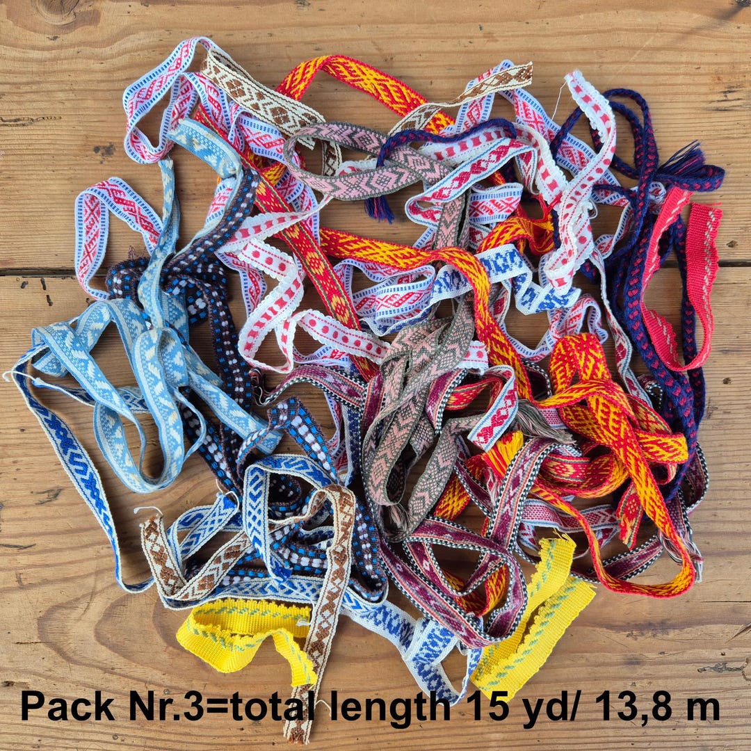 Grab Pack Ribbons Scraps Bundle - Etsy