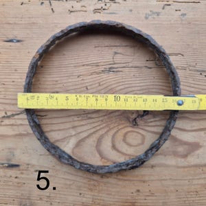 Rusty Metal Ring, Rusted Circle, Old Industrial Parts - Etsy