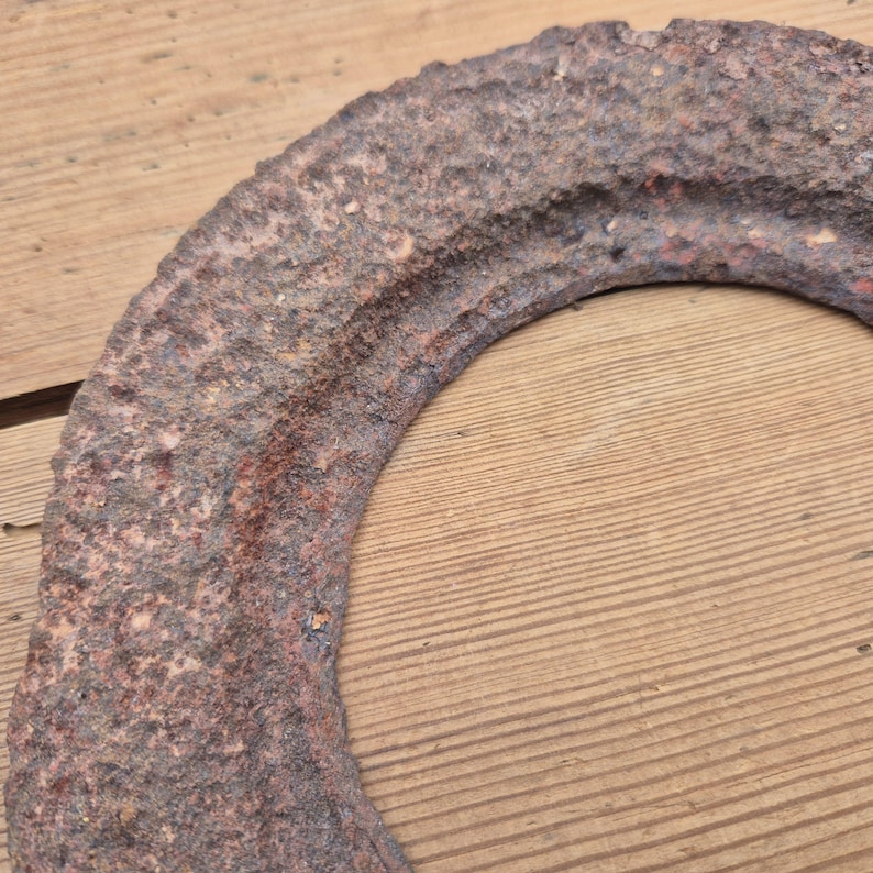 Rusty Metal Ring, Rusted Circle, Old Industrial Parts - Etsy