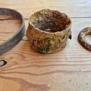 Rusty Metal Ring, Rusted Circle, Old Industrial Parts - Etsy