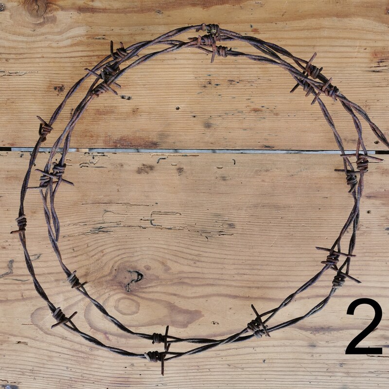 Rusty Barbed Wire - Etsy