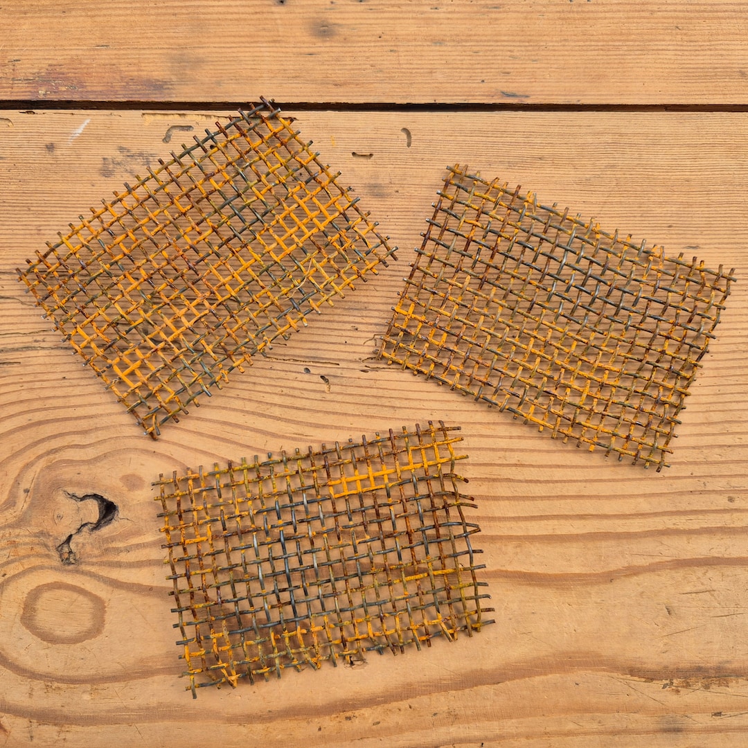 Rusty Metal Grid Sheet, Rusted Metal Blanks - Etsy