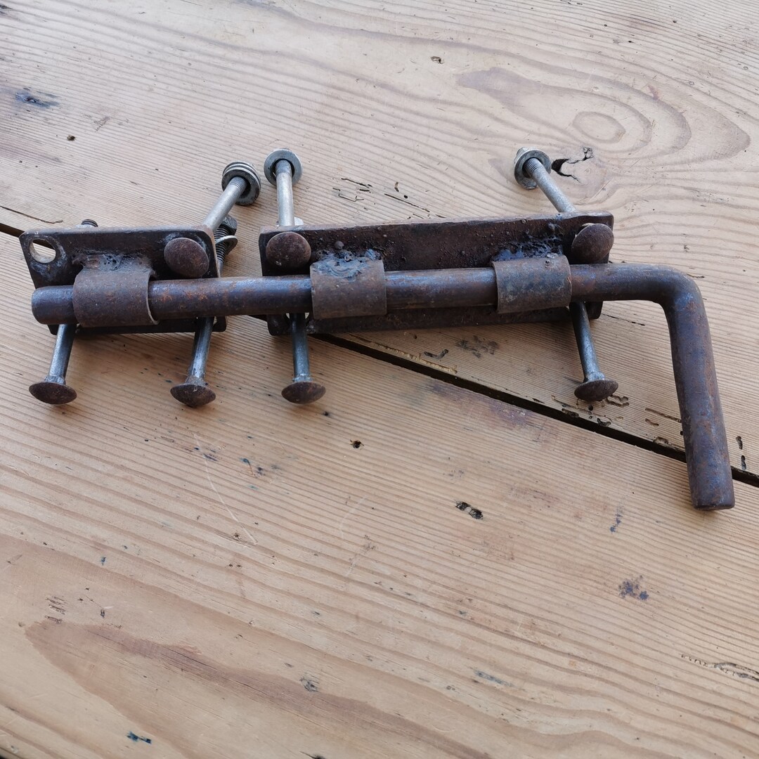 Old Sliding Gate Latch, for Barn Door, Rusted Iron Salvage - Etsy