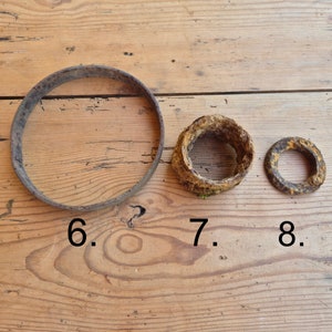 Rusty Metal Ring, Rusted Circle, Old Industrial Parts - Etsy