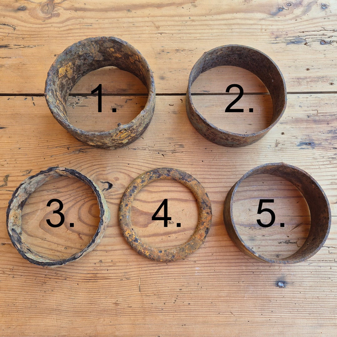 Rusty Metal Ring, Rusted Circle, Old Industrial Parts - Etsy