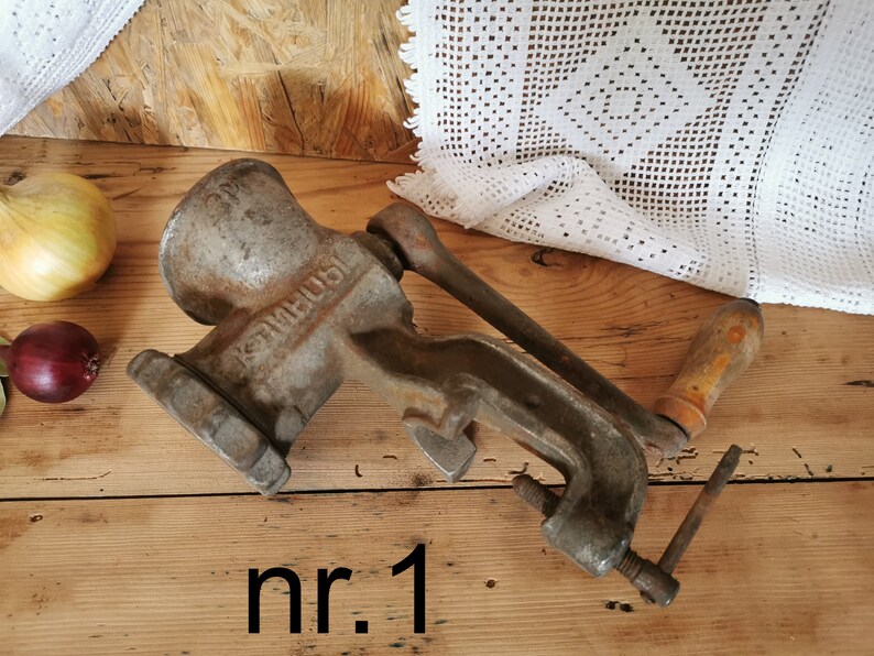 Vintage Meat Grinder Meat Chopper Meat Mincer | Etsy
