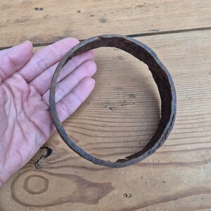 Rusty Metal Ring, Rusted Circle, Old Industrial Parts - Etsy