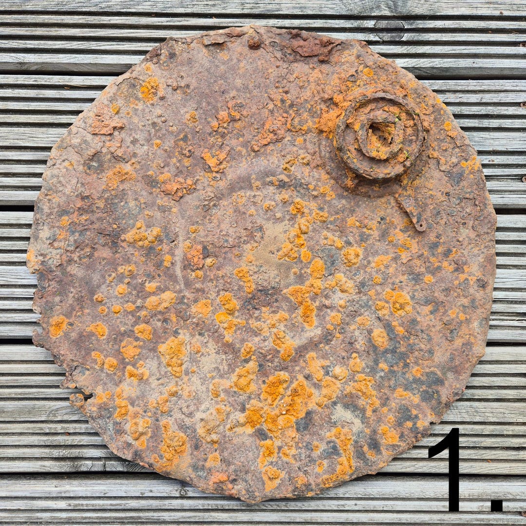 Rusty Metal Disk, Rusted Metal Blanks - Etsy
