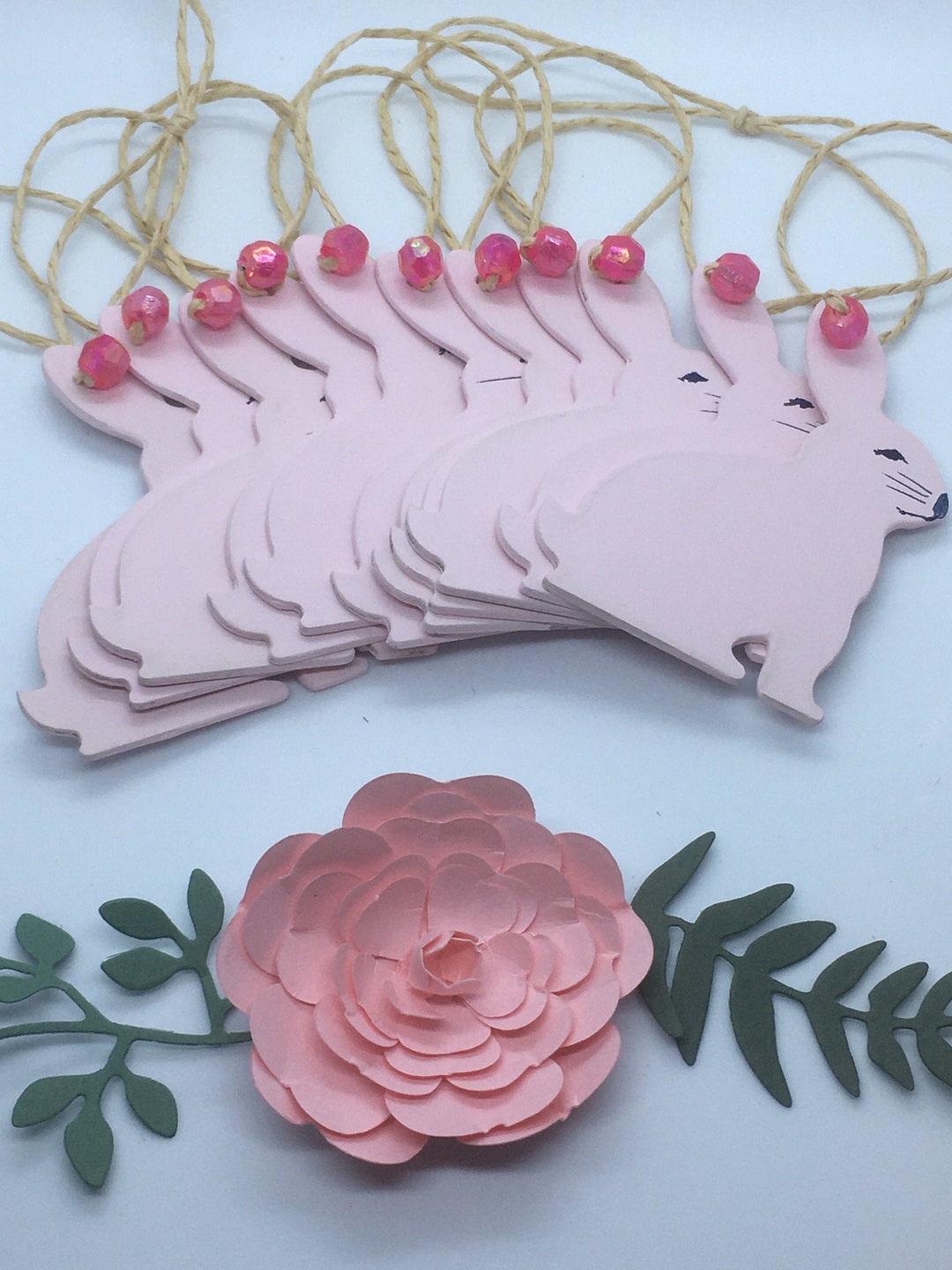 Handmade Painted Rabbit Bunting Perfect for Easter - Etsy UK