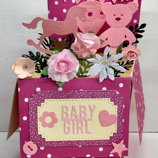 New Baby Pop up Card - Etsy UK