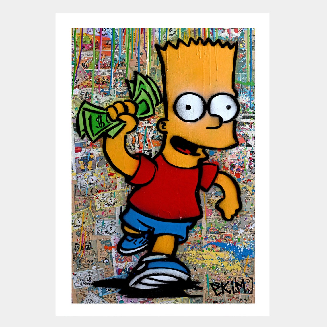 Bart Simpson Street Art Street Art / Graffiti - the Simpsons- Bart ...