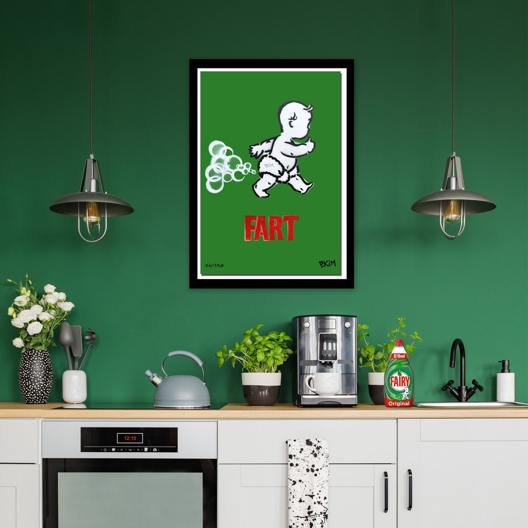 Fairy Fart Washing up Liquid Srteet Art Graffiti Limited Edition Print ...