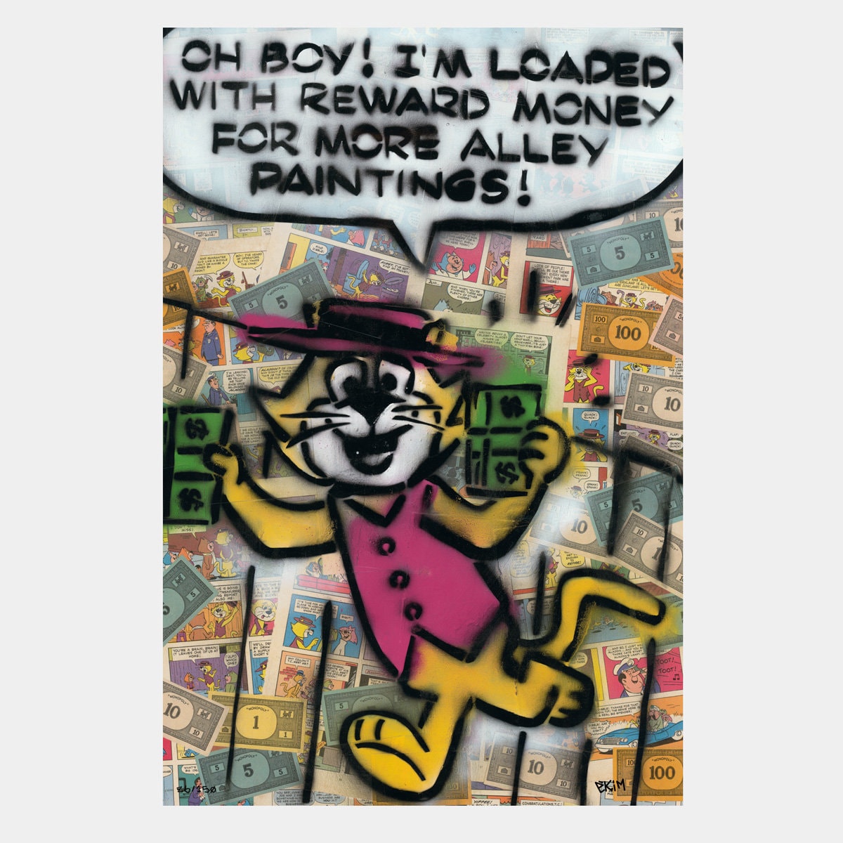 Top Cat Poster Street Art Street Art / Graffiti - Topcat Comic Limited ...