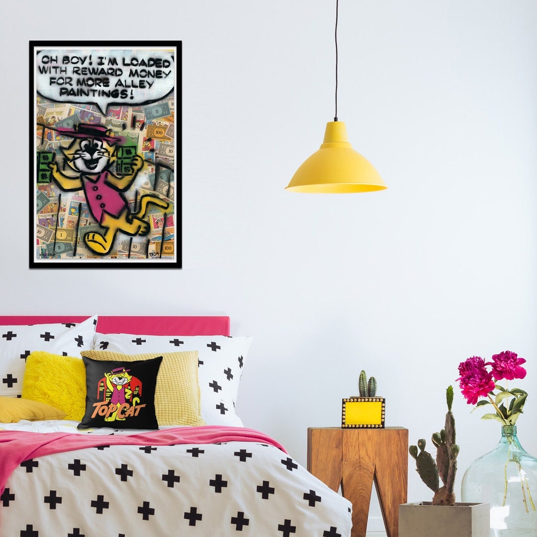 Top Cat Poster Street Art Street Art / Graffiti Topcat Comic - Etsy