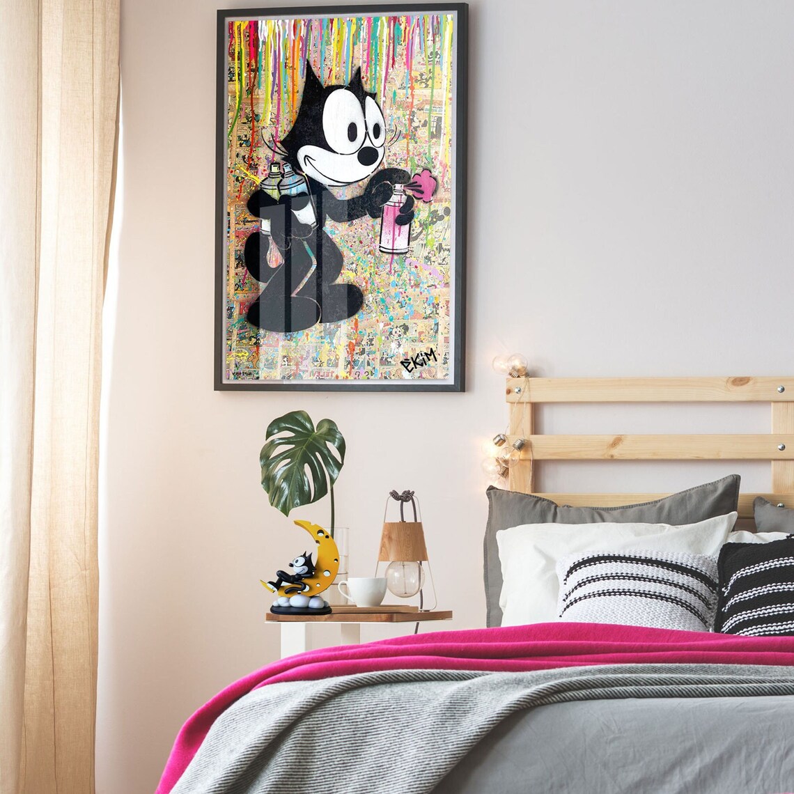 Felix the Cat Graffiti Steet Art Limited Edition Print, Canvas and ...