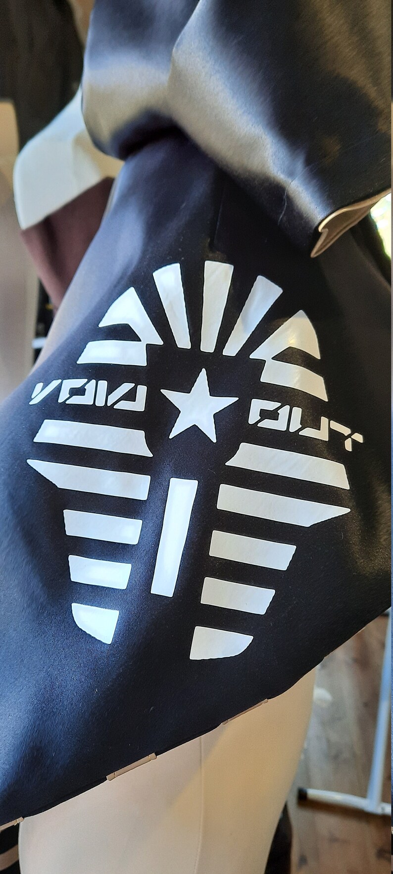 Higgs Death Stranding Cape With Vinyl Print and Leather - Etsy