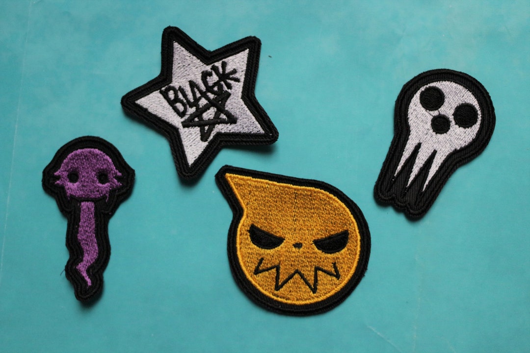 Soul Eater Inspired Badges Anime Themed Badges Sew or Iron - Etsy