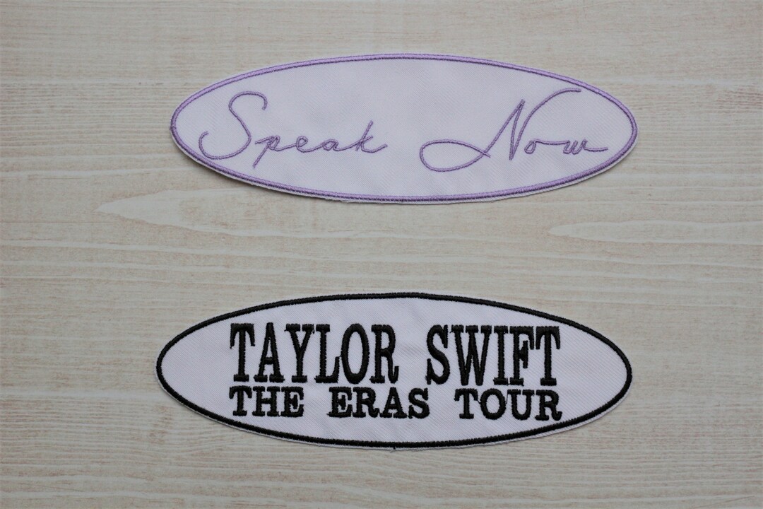 Taylor Swift Inspired Eras Tour Iron on Badges With Album Names, Iron ...