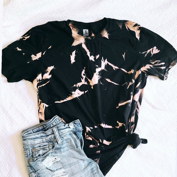 Bleached Tshirt - Etsy
