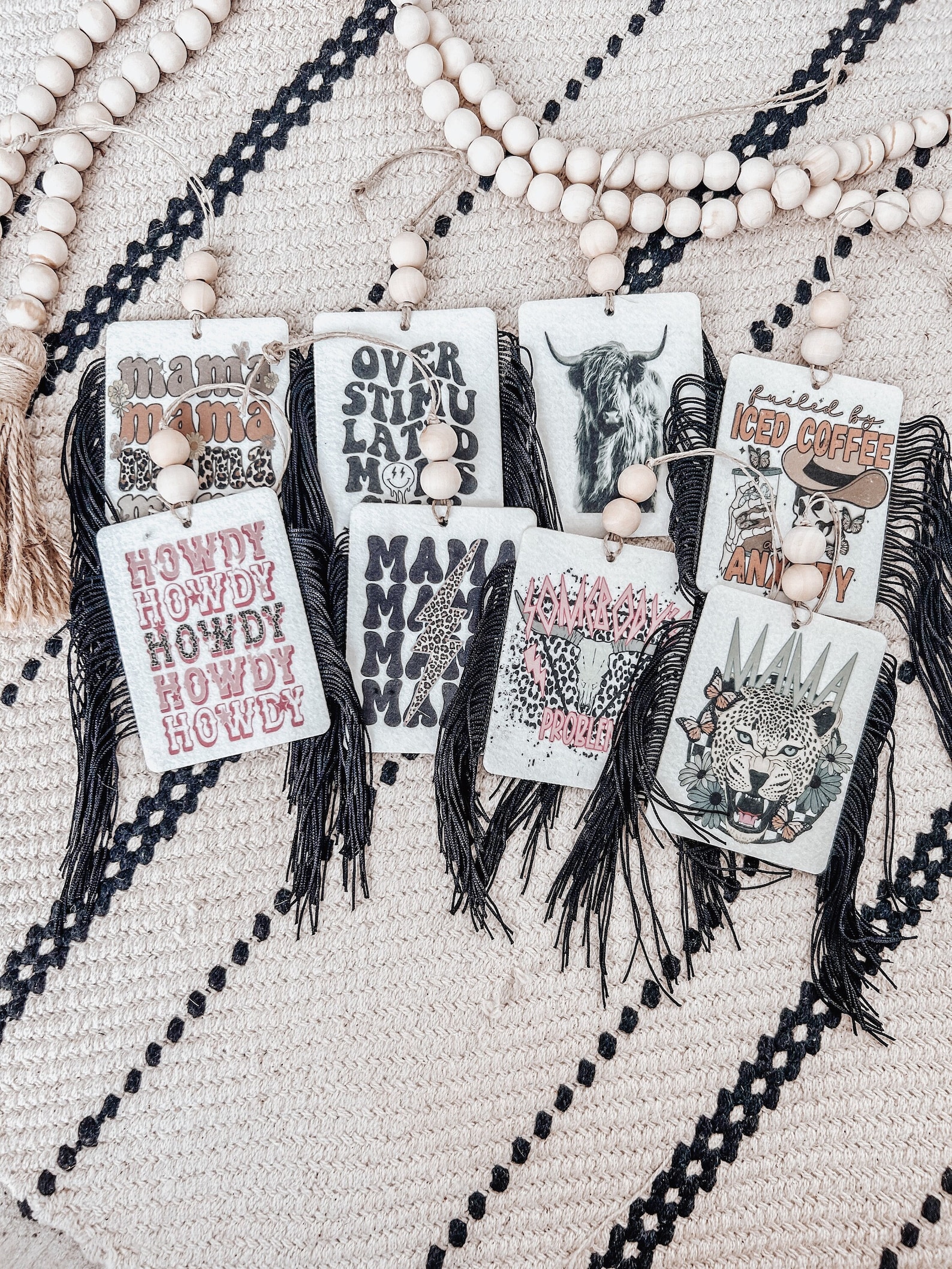 Western Boho Felt Freshie//car Freshener - Etsy