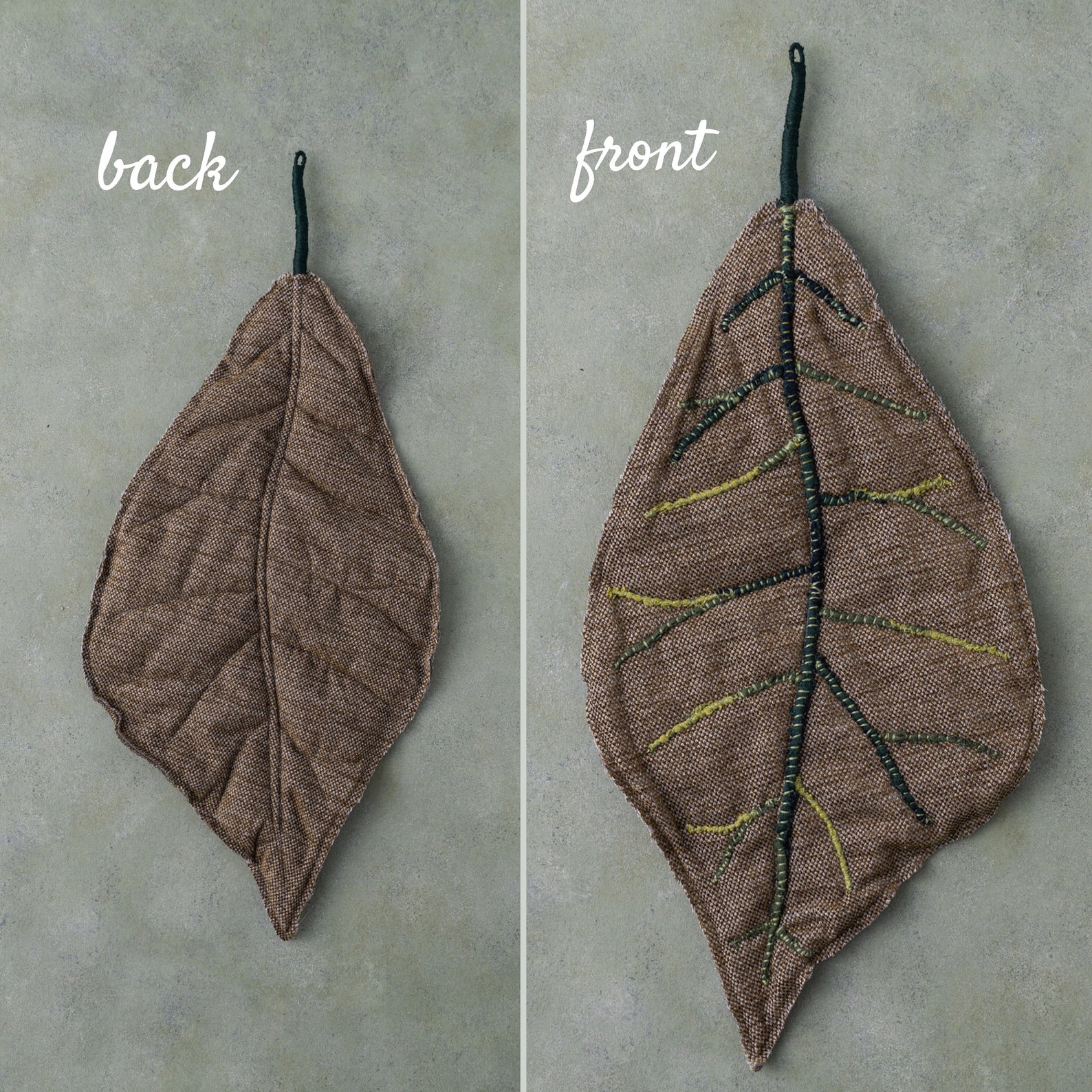 Wall Hanging Leaf, Tropical Unique Wall Decor, Green Decor, Boho Wall ...