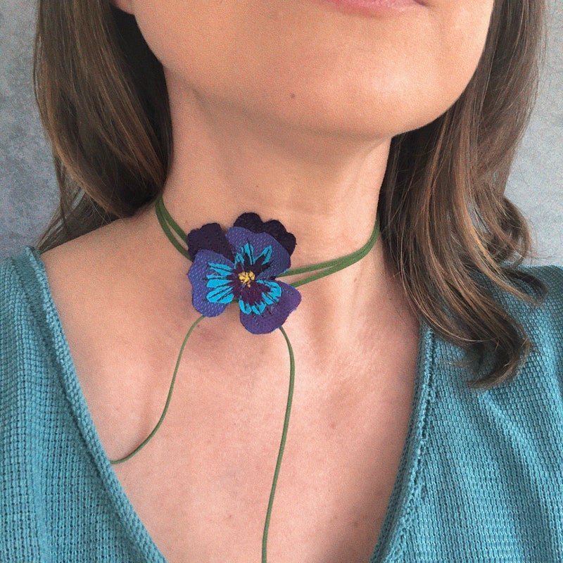 Flower Choker - Etsy