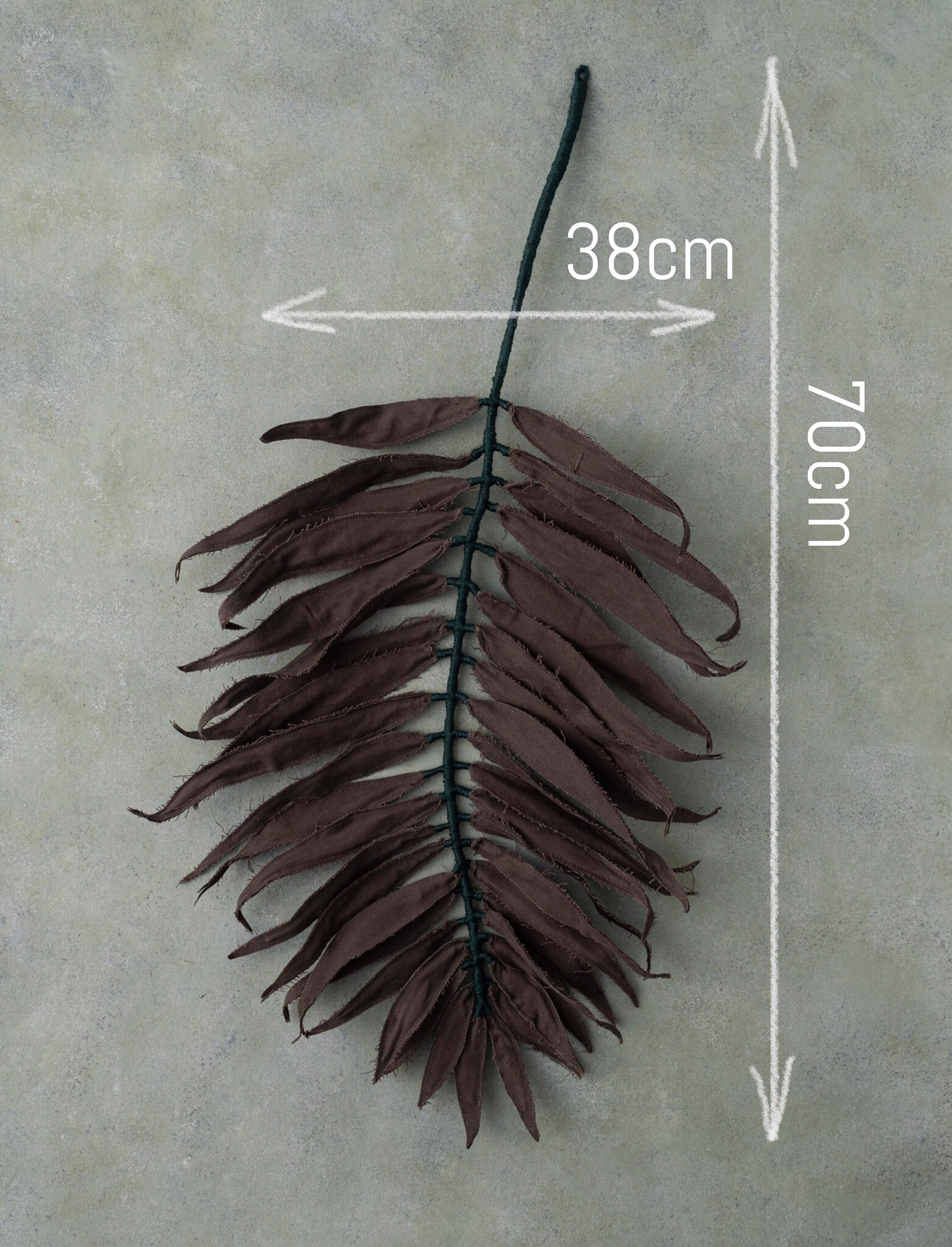 Green Tropical Big Palm Leaf, Wall Hanging Leaf, Tropical Wall Decor ...