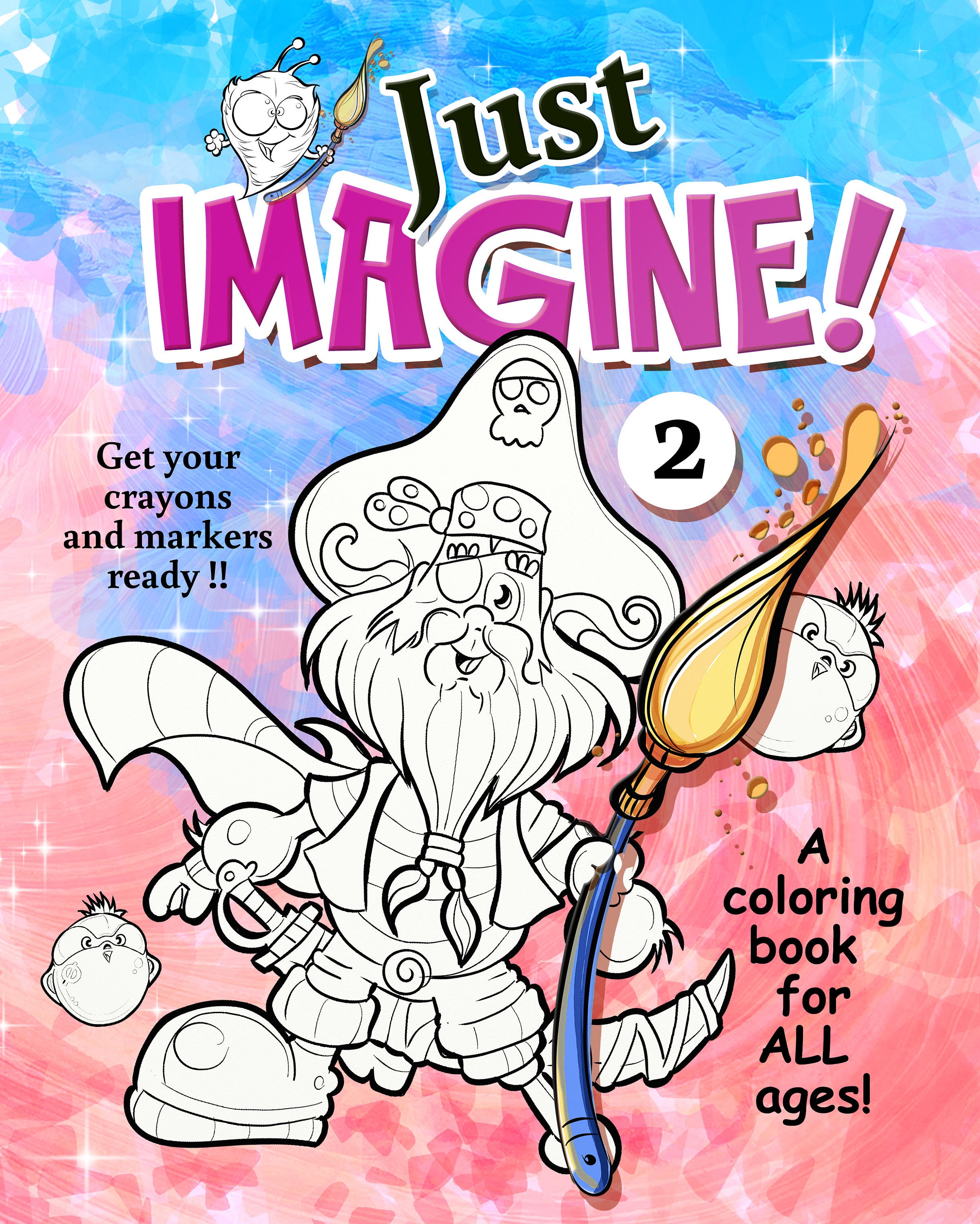 Imagine Coloring Pages