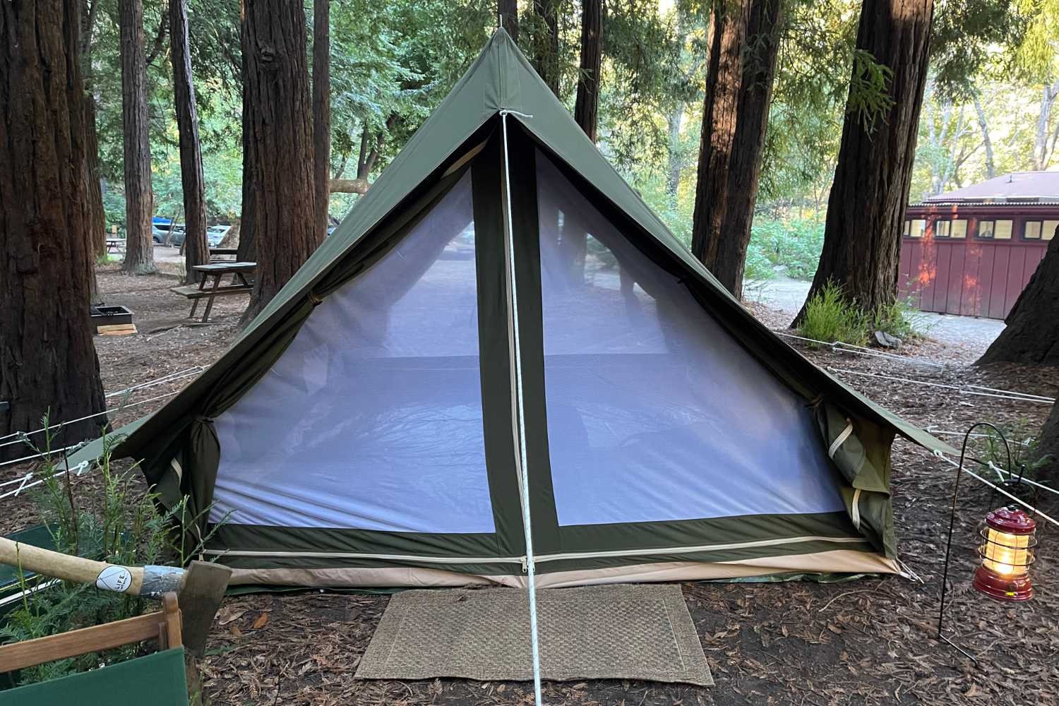 4-person Waterproof Canvas A-frame Camping Tent - Etsy