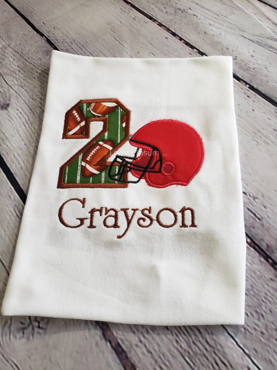 BOYS FOOTBALL SHIRT Numbers Shirt Embroidered Sports Shirt - Etsy