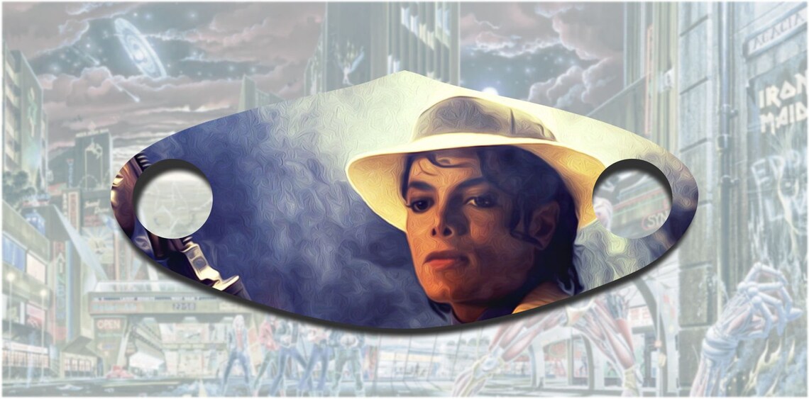 Michael Jackson Face Mask seamless mask festival mask not | Etsy