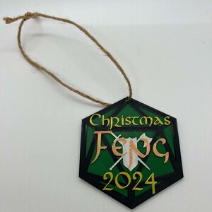 Custom 3D Printed Dnd Christmas Ornament | Personalized With Class ...