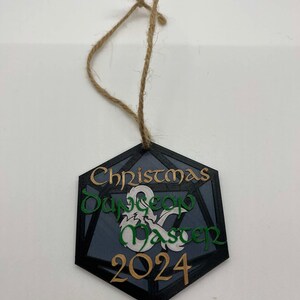 Custom 3D Printed Dnd Christmas Ornament | Personalized With Class ...