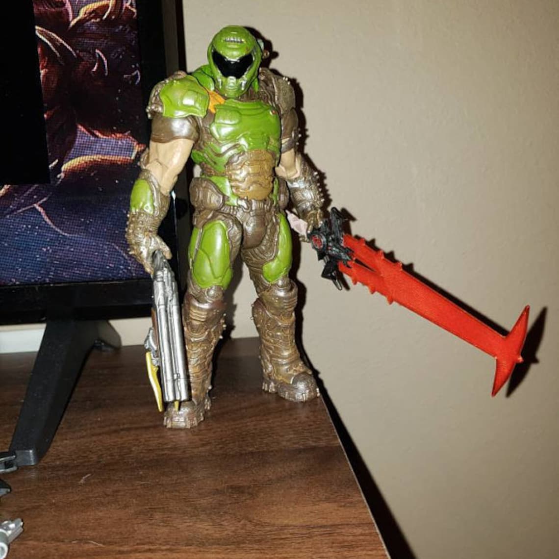 Crisol Impreso en 3D Doom Bookmark figura de acción | Etsy