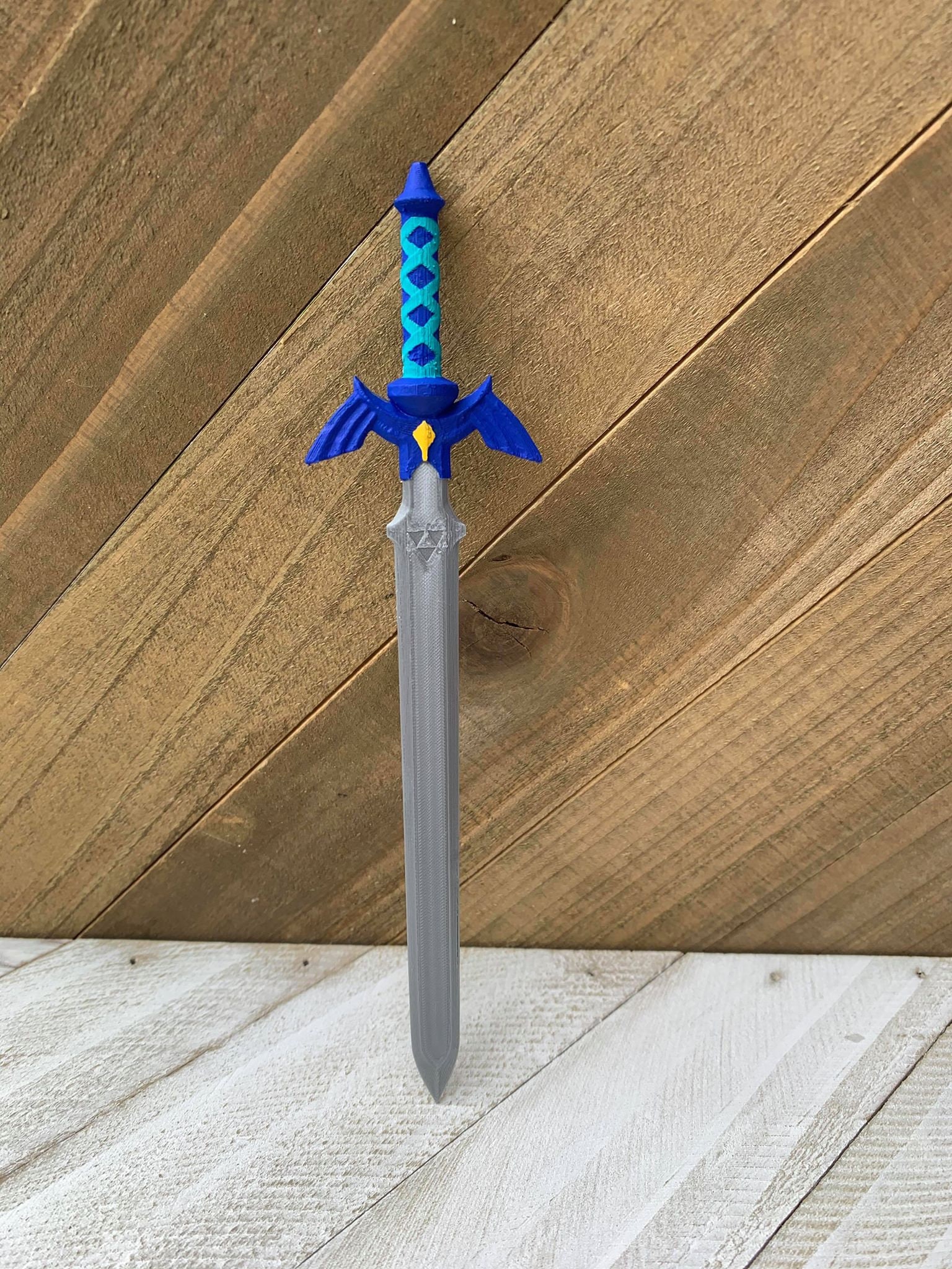 Legend Of Zelda Master Sword 3d Printed 3d Printing T Etsy