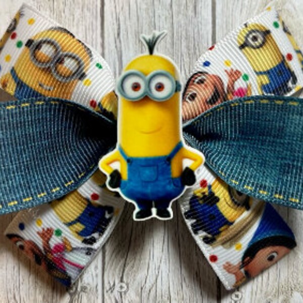 Minions Hair Bow - Etsy