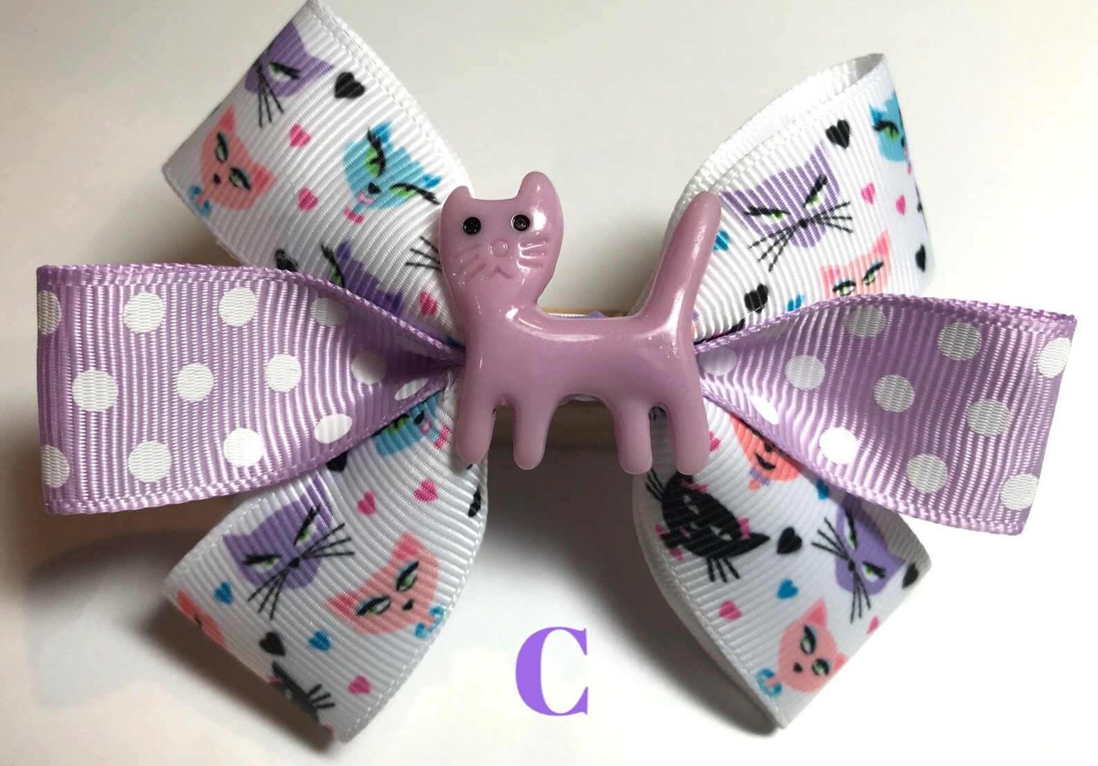 BEEutiful Cat Hair Bows for Big & Little Girls Cat Barrette | Etsy