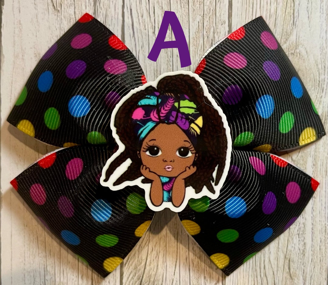 Even More Beeutiful Black Girl Hair Bows for Big & Little Girls ...